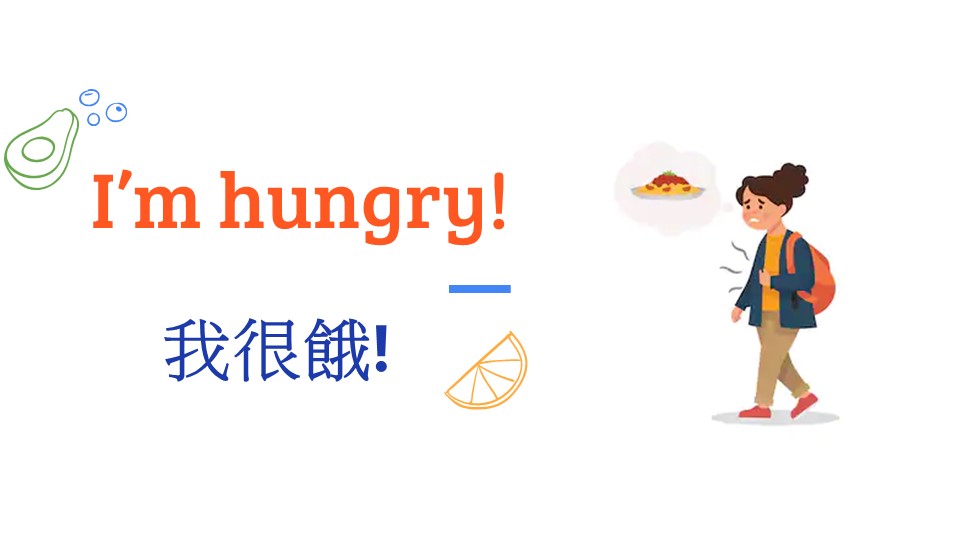 英文每日一句: I'm hungry!